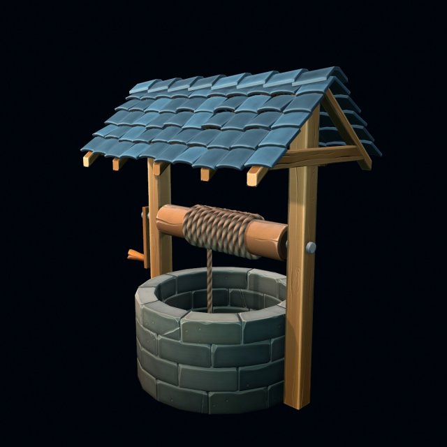 stylized well 3D Model in Other 3DExport