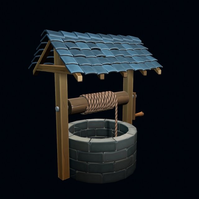 stylized well 3D Model in Other 3DExport
