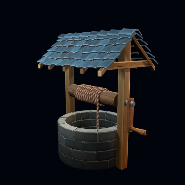 stylized well 3D Model in Other 3DExport