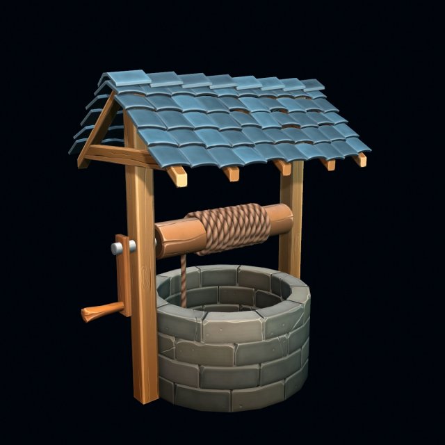 stylized well 3D Model in Other 3DExport