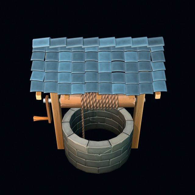 stylized well 3D Model in Other 3DExport