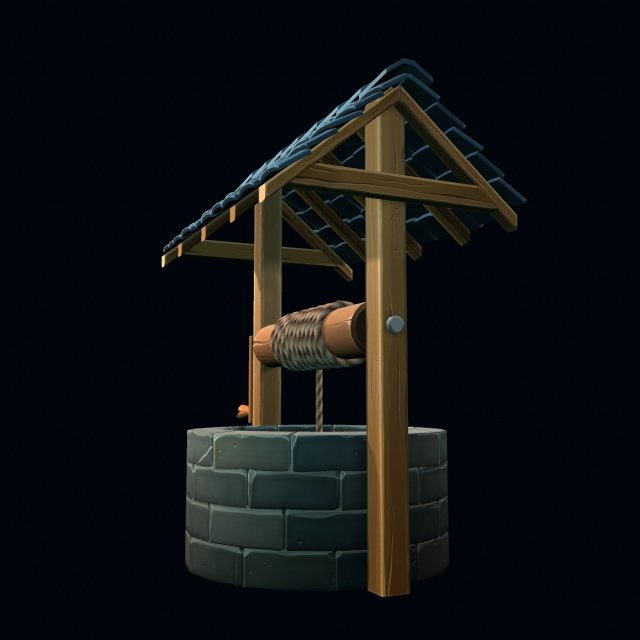 stylized well 3D Model in Other 3DExport