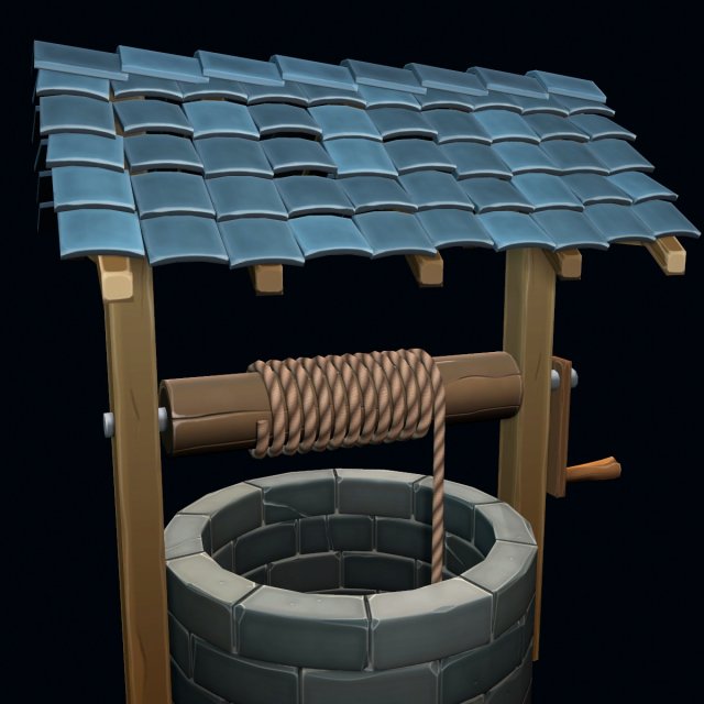 stylized well 3D Model in Other 3DExport