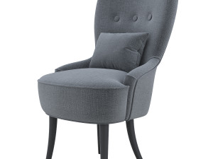 remsta armchair tallmyra dark green 3D Model in Sofa 3DExport