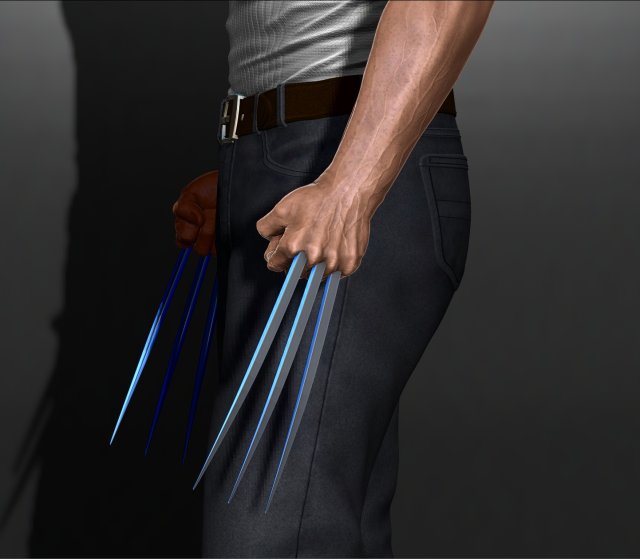 Wolverine logan by hugh jackman marvel comics model printing miniature ...