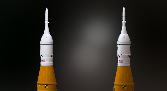 Artemis 1 The Space Launch System SLS NASAs Moon Rocket take off lamp ...