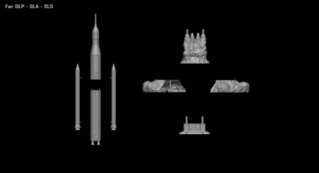 Artemis 1 The Space Launch System SLS NASAs Moon Rocket take off lamp ...