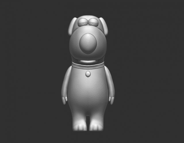Brian Griffin Family guy File STL Free 3D print model Kostenlose 3D ...