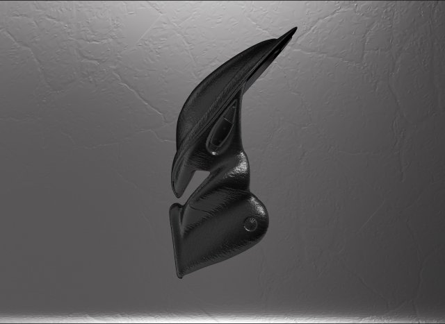 Predator Mask 1987 Jungle Hunter File STL OBJ for 3D Printing 3D Print ...