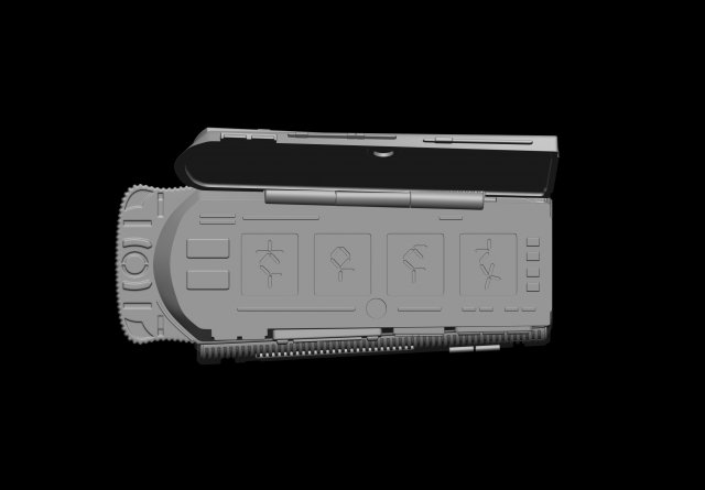 Predator Gauntlet Forearm Left scale 11 File STL-OBJ for 3D printer 3D ...