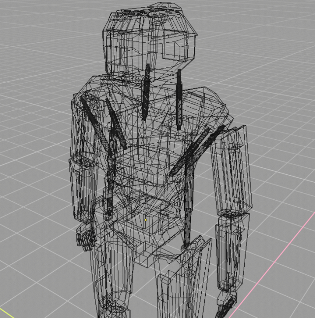 futuristic robot 3D Model in Robot 3DExport