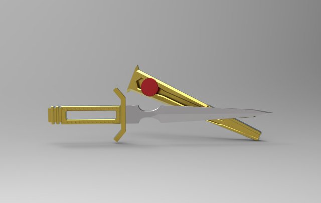 Starfleet Dagger from Star Trek Enterprise 3D Print Model in Other 3DExport