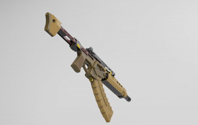 Militech M251S Ajax 3D Print Model in Other 3DExport