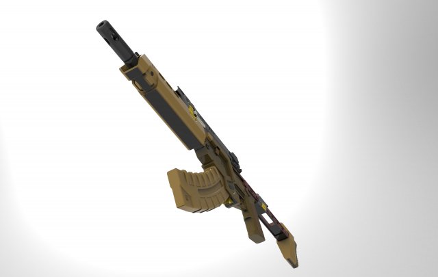 Militech M251S Ajax 3D Print Model in Other 3DExport