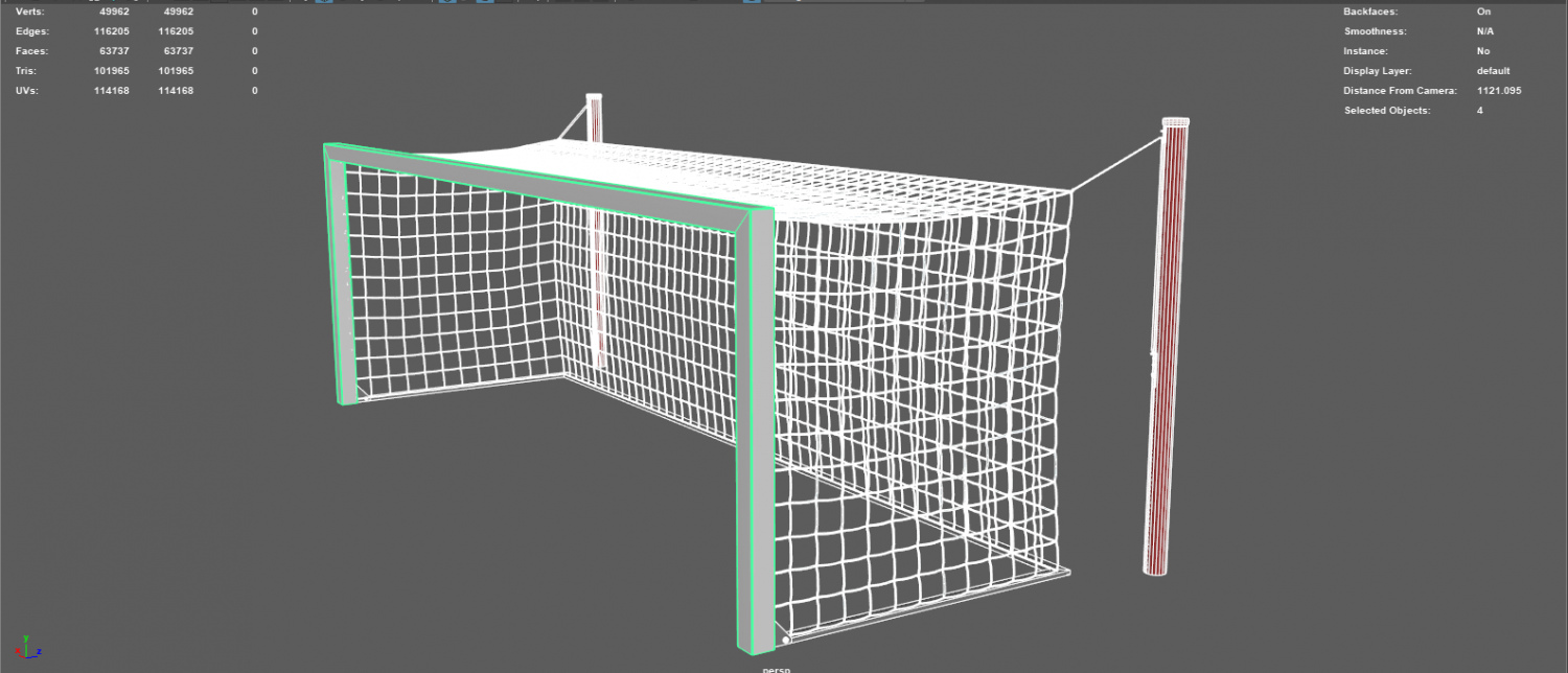 Goal Post 3D Models in Sports Equipment 3DExport