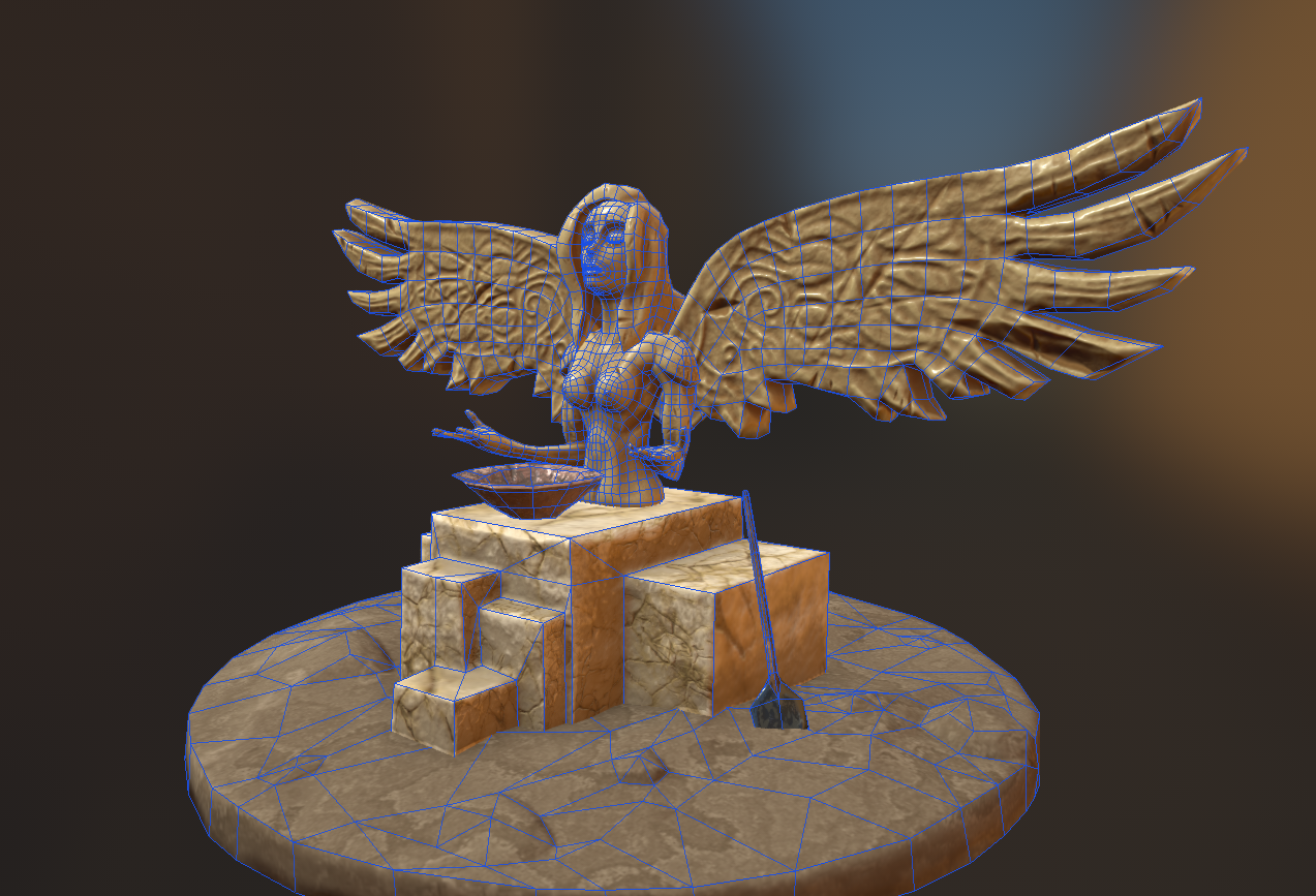stilized aztec altar 3D Model in Other 3DExport