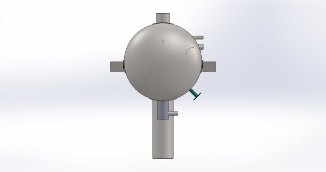 pressure vessel with complete calculations 3D Model in Machines 3DExport