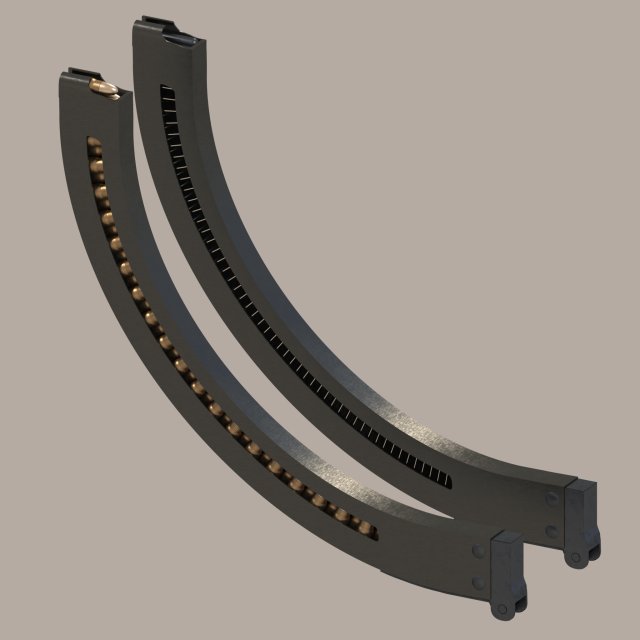 nambu model 1 3Dモデル in 短機関銃 3DExport