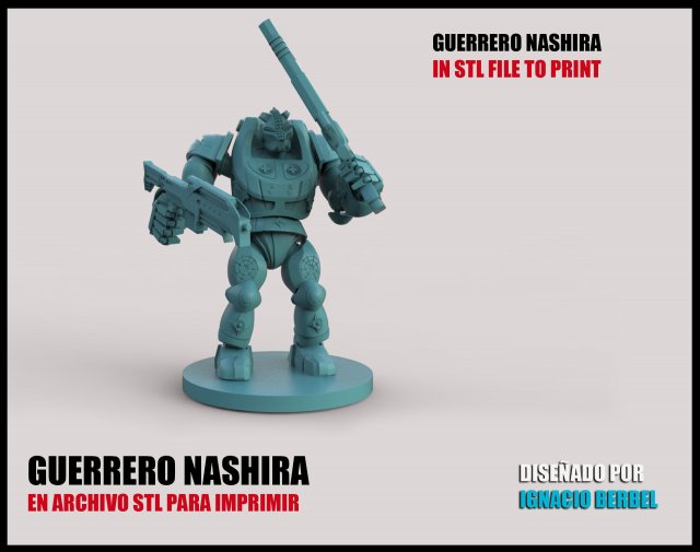 pack de 3 guerreros en stl Free 3D Print Model in Monsters & Creatures ...