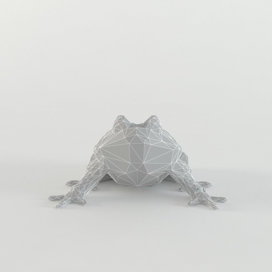 Low Poly Frog Animal - Toad - Paddock - Batrachian Low-poly 3D Model in ...