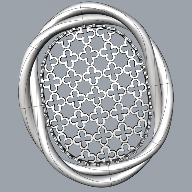 Cameo frame 3D Model in Jewellery 3DExport