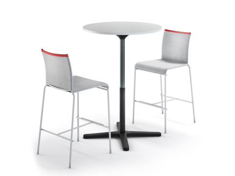 Vitra Super Fold 테이블과 Calligaris 웹 바 스툴 3D 모델 in Set 620584 | 3DExport
