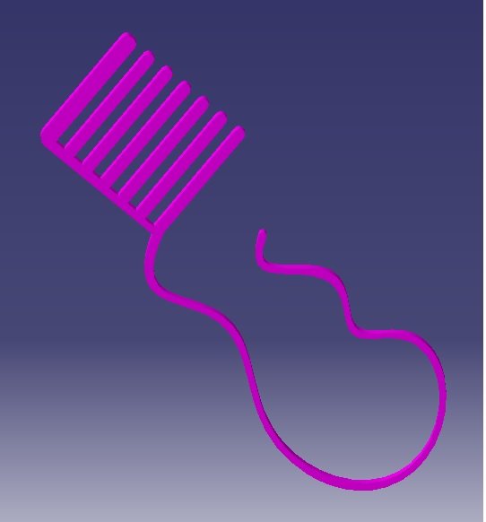 hanging comb 3D Print Models in Other 3DExport