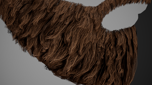 Facial Hair Cards Style 2 - Full Beard 2 3D Model in Man 3DExport