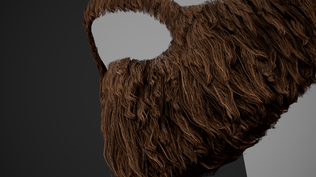 Facial Hair Cards Style 2 - Full Beard 2 3D Model in Man 3DExport
