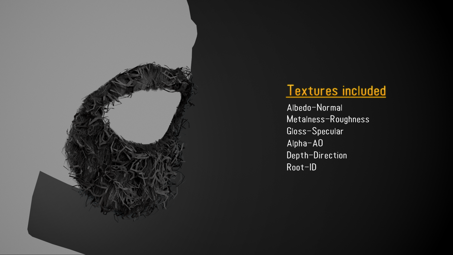 Beard Texture Alpha