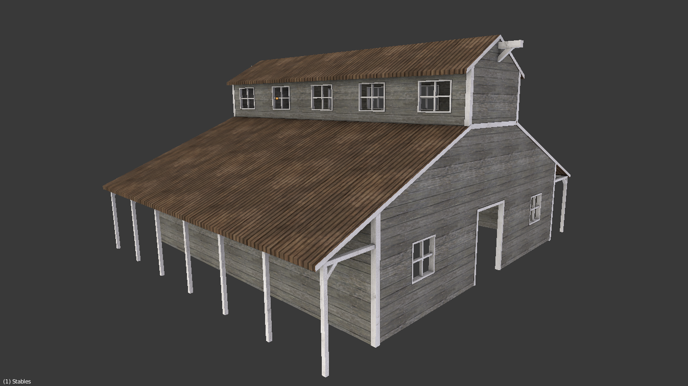 stables 3D Models in Buildings 3DExport