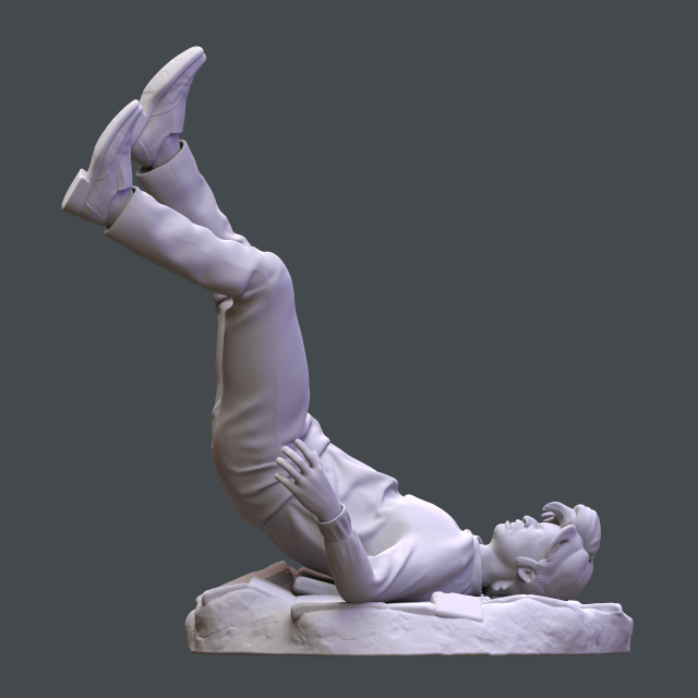 Fall 3D Print Model in Sculpture 3DExport