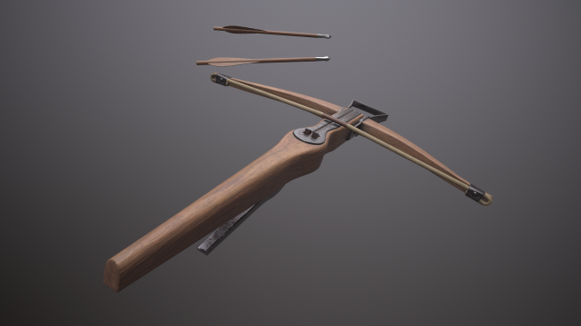 crossbow 3D Model in Rifle 3DExport