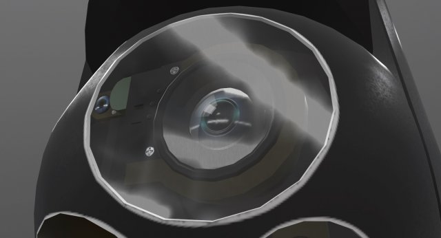 wescam l3 black 3D Model in Parts 3DExport