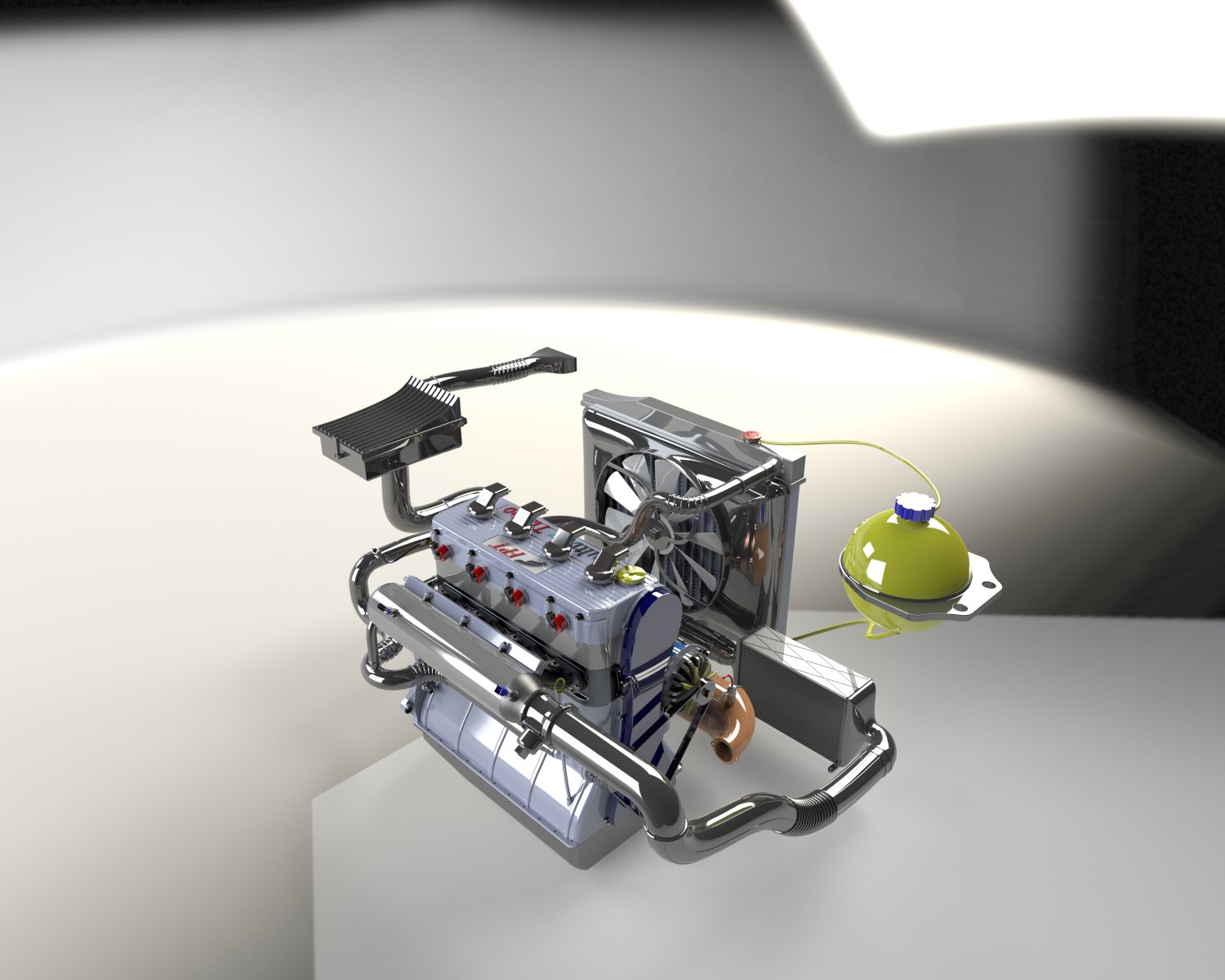 multiair engine fiat 3D Models in Parts of auto 3DExport