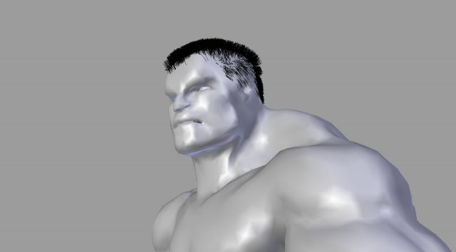 hulk rigged and animated 3D Model in Monster 3DExport