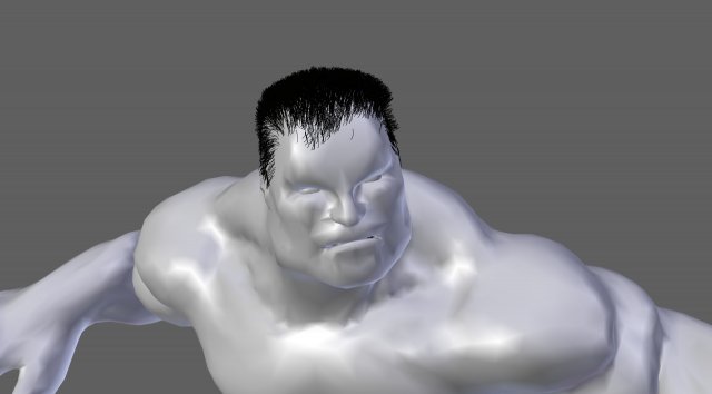 hulk rigged and animated 3D Model in Monster 3DExport
