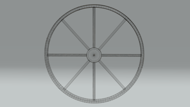 medieval wheel Free 3D Model in Trailers 3DExport