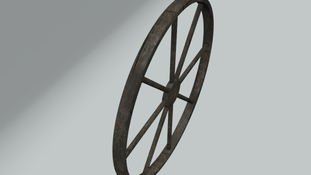 medieval wheel Free 3D Model in Trailers 3DExport