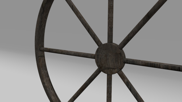 medieval wheel Free 3D Model in Trailers 3DExport