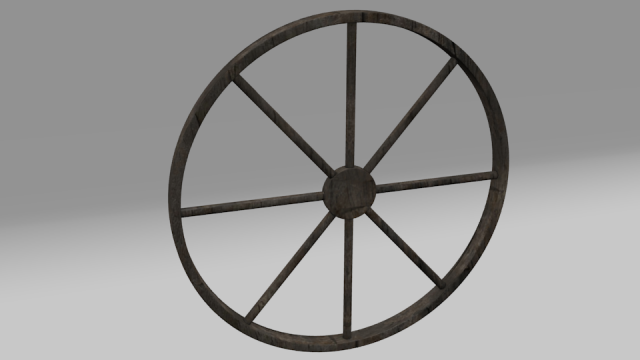 medieval wheel Free 3D Model in Trailers 3DExport