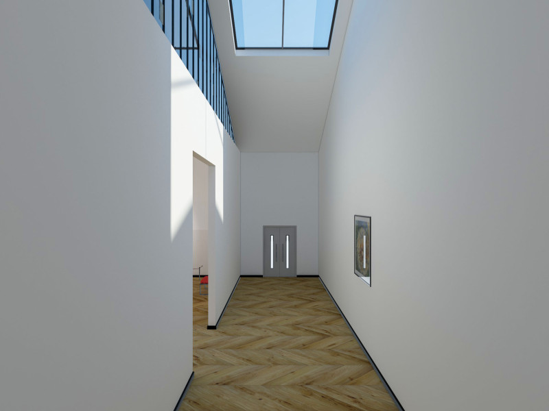 Art Gallery Exhibition 3D Model in Exhibit 3DExport