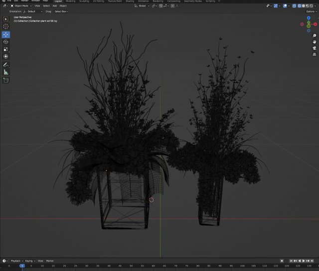 Collection Plant Vol 56 -Blender Model 3D Model in Flowers 3DExport