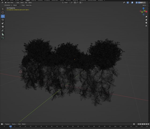Collection Plant Vol 57 - Blender Model 3D Model in Bush 3DExport