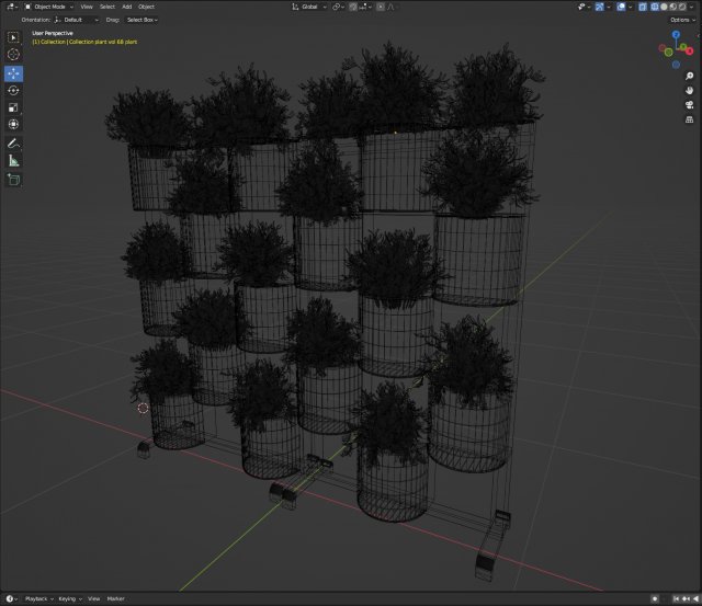 Collection Plant Vol 68 - Blender Model 3D Model in Bush 3DExport
