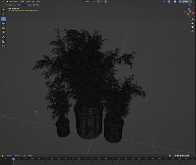 Collection Plant Vol 96 - Blender Model 3D Model in Bush 3DExport
