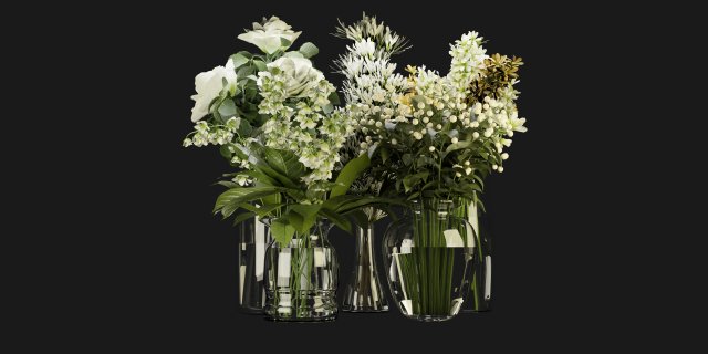 Collection Plant Vol 267 - Blender Model 3D Model in Flowers 3DExport