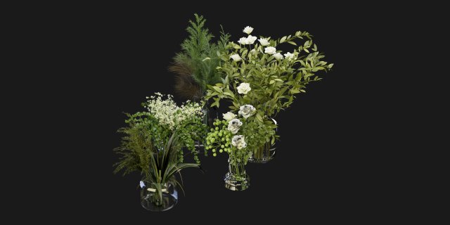 Collection Plant Vol 268 - Blender Model 3D Model in Flowers 3DExport