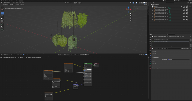 Collection Plant Vol 291 - Blender Model 3D Model in Bush 3DExport