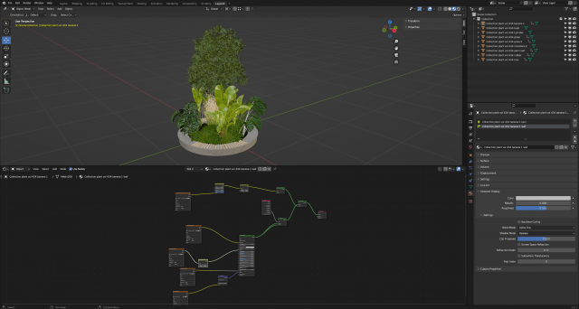 Collection Plant Vol 434 - Blender Model 3D Model in Tree 3DExport